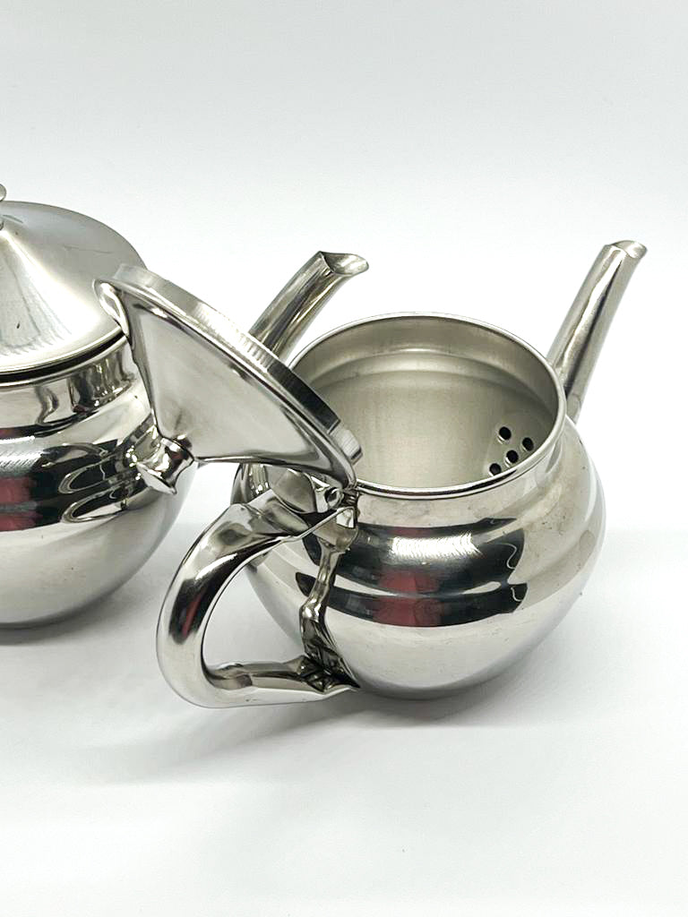 Arabian TEA POT SET (17oz & 24oz)/ Stainless Steel Tea Kettle ...